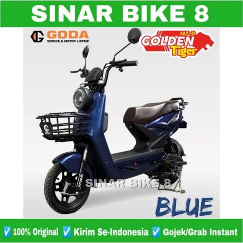 Jual Sepeda Listrik Goda 147-D Golden Tiger Moped Electric Bike 500 ...