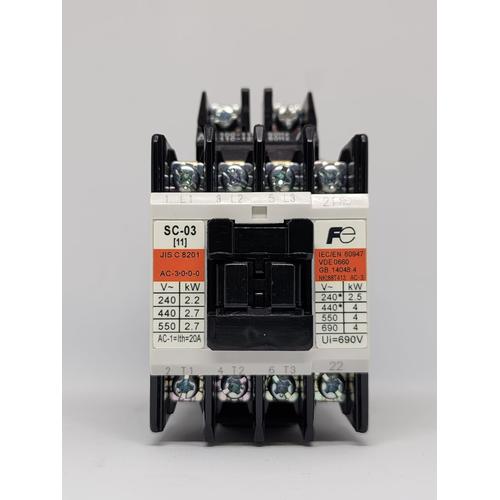 Jual Contactor Fuji Electric SC-03 SC11AA / Kontaktor SC 03 110V AC 3 ...