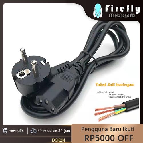 Jual Kabel Power PC 1,5meter / Kabel Power Monitor / Kabel Komputer ...