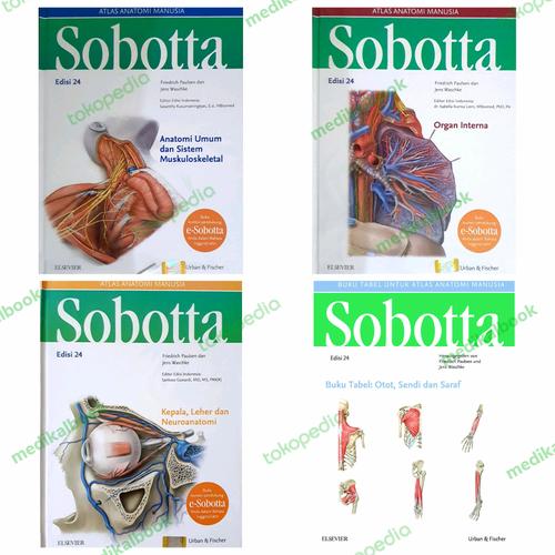 Jual ORIGINAL SOBOTTA EDISI 24 ATLAS ANATOMI MANUSIA 3 VOLUME PLUS 1 ...