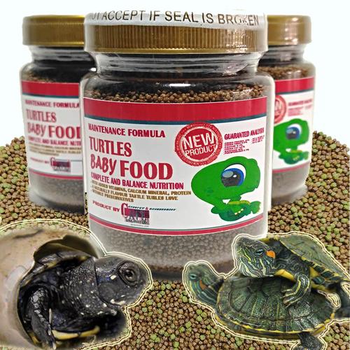 Jual Makanan pakan anak bayi bites pelet kura kura air baby turtle ...