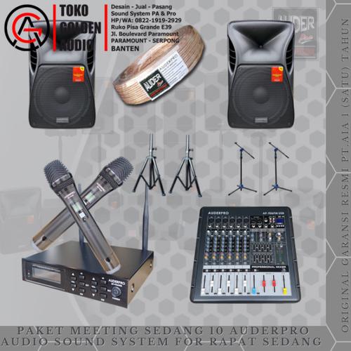 Jual PAKET SOUND SYSTEM MEETING SEDANG 10 AUDERPRO TERBAIK KOTA TANGERANG - Jakarta Barat - Toko ...