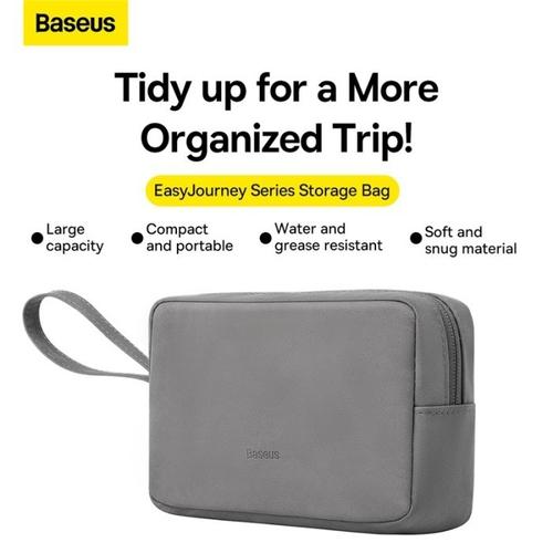 Jual Baseus Tas Easy Journey Storage Bag Penyimpanan Travel Organizer Pouch - Abu-abu Tua ...