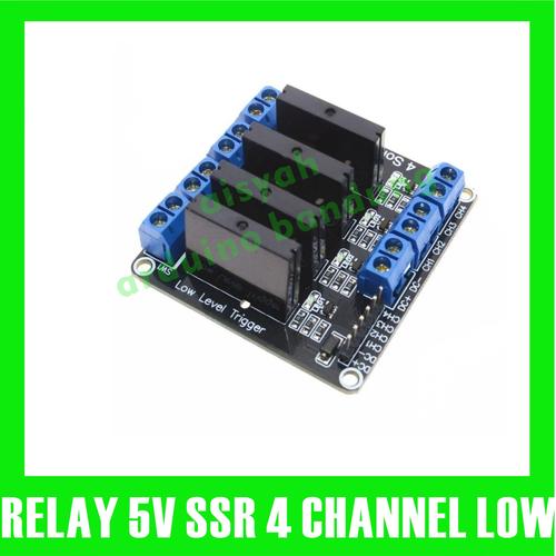 Promo Relay 4 Channel SSR Low Level trigger Solid State Relay Module 5V ...