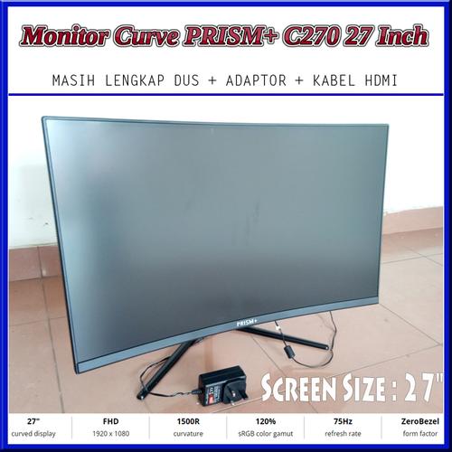 Jual MONITOR CURVE PRISM 27 INCH FULL HD - Jakarta Timur - Steven ...
