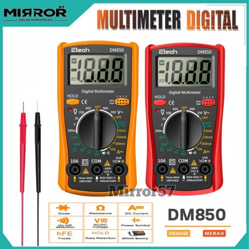 Jual Multimeter Digital LCD DM850 Alat Ukur Tegangan Arus, Hambatan ...