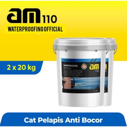 Jual paket 2x - am110 cat pelapis anti bocor 20kg - Silver Grey ...