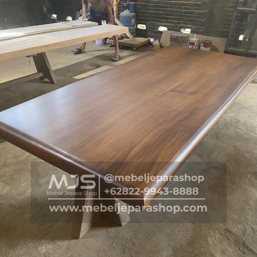 Jual Papan meja kayu solid Trembesi Kotak Manis Tepi Rata - Kab. Jepara ...