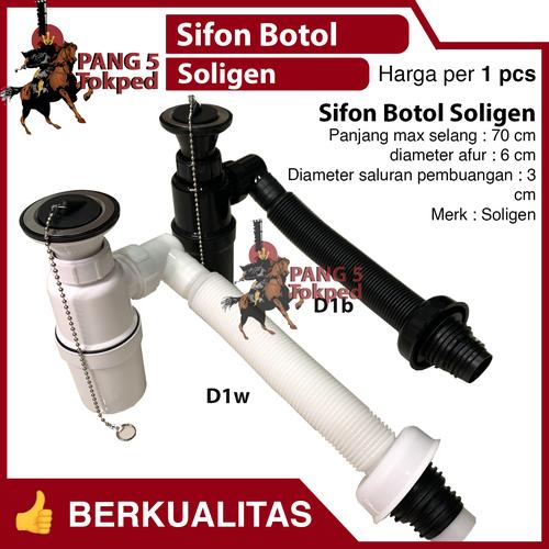 Jual Sifon Botol Fleksibel PVC Soligen Selang Wastafel Tarik Afur ...