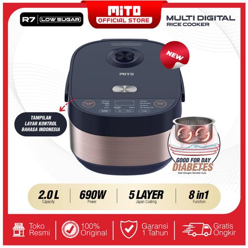 Jual MITO RICE COOKER DIGITAL R7 LOW SUGAR Anti Diabetes 8 IN 1 - Kota ...