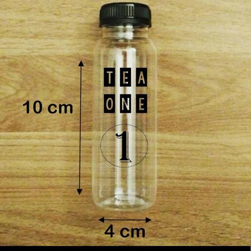 Jual stiker sticker label transparan untuk botol juice jus minuman 250 ...