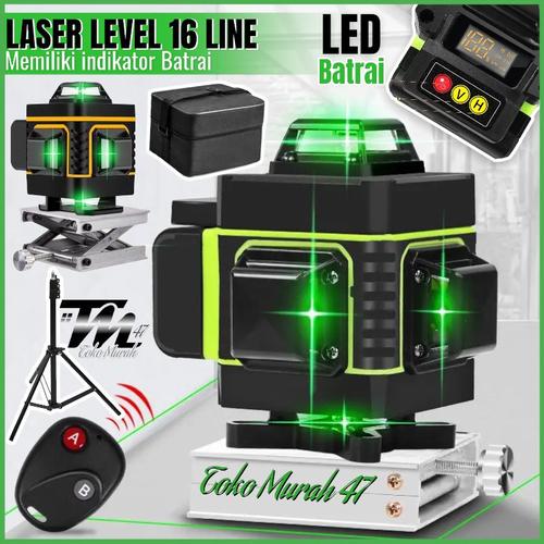 Promo Laser level 16 line taffware hilda mesin self leveling laser 4D ...