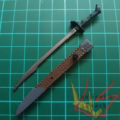 Jual Hasbro GI Joe Classified Weapon Sword Sheath Kitbash ML 1/12 - V2 ...