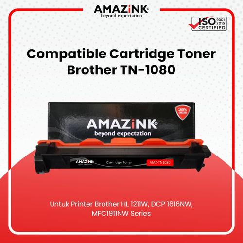 Jual AMAZiNK Cartridge Toner Compatible Brother Mono TN 1080 - Kota ...