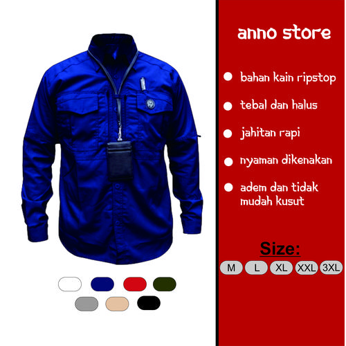 Jual Seragam Kerja Kemeja PDL Tactical MTAC lapangan lengan Panjang - Navy, XXS - Kab. Bandung ...