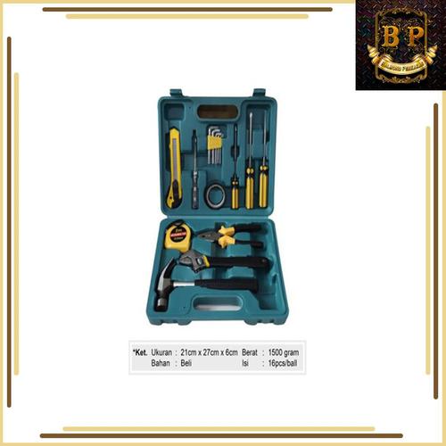 Jual SKY15 Tool Kit Set 16pcs home diy repair kit toolbox toolkit toolset - Jakarta Barat ...