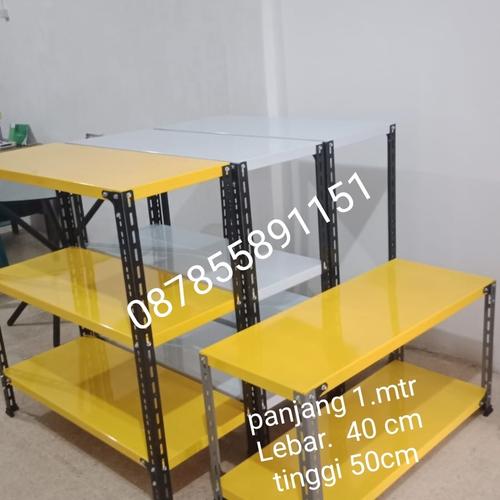 Jual rak besi siku lubang serbaguna P 100 40 50 - Biru - Kota Surabaya ...