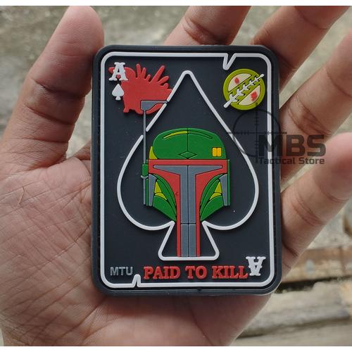 Jual Rubber Patch Logo Karet Emblem Star Wars Mandalorian Stormtrooper ...