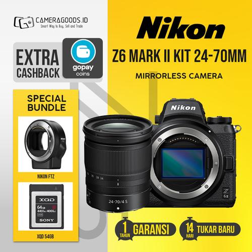 Jual Nikon Z6II kit 24-70mm F4 S Mirrorless Digital Camera Nikon Z6 ...