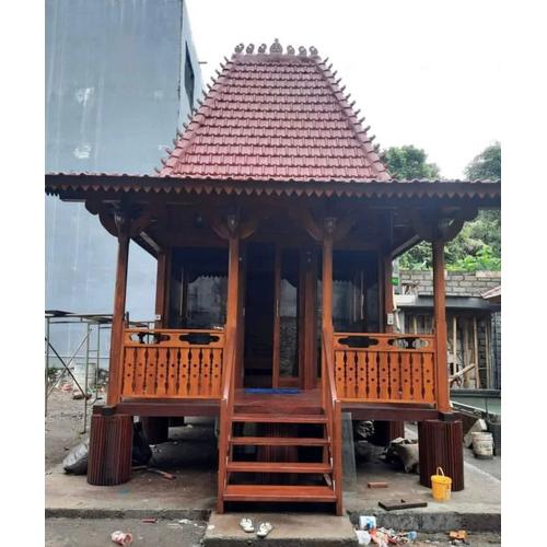 Jual rumah kayu jati / rumah kayu jati modern / rumah kayu minimalis ...