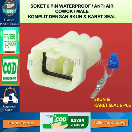 Jual DLC /soket DLC kawasan /soket waterproof /soket 6 pin Male ...