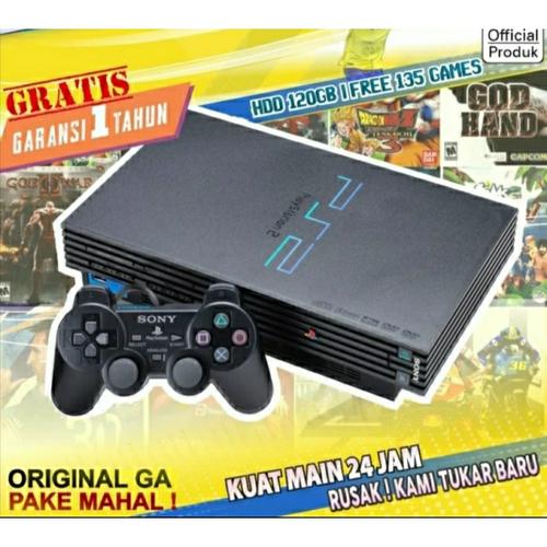 Jual PS2 HDD 120GB playstation 2 full games + 2 stik - HDD 40GB, 1 STIK ...