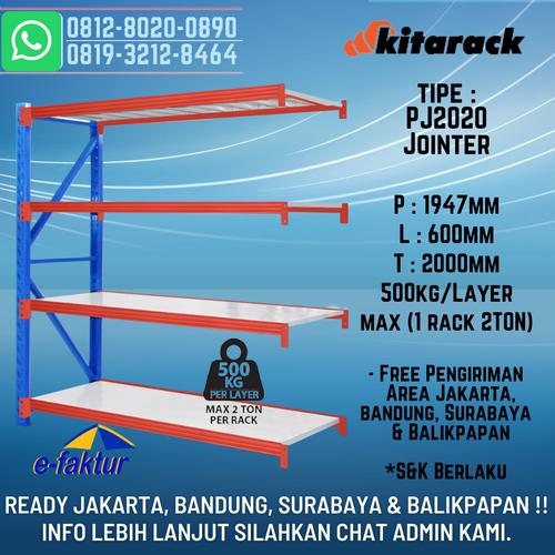 Jual WAREHOUSE RACK KITARACK JOINTER PJ2020 RAK GUDANG MEDIUM DUTY 2 ...