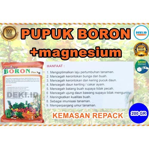 Jual Pupuk Boron Plus Magnesium Juragan 200 gr Repack Micro Fertilizer - Jakarta Timur - Katton ...