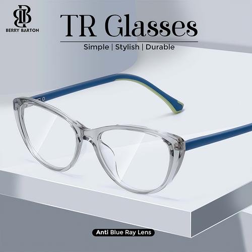 Promo Kacamata Anti Radiasi Wanita Frame Cat Eye Metal PC Berrybarton ...