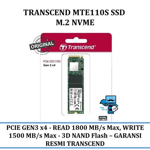 Jual Transcend MTE110S 128GB/256GB/512GB/1TB SSD - M.2 NVME - Jakarta Pusat - Das Livia Computer ...