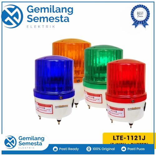 Jual Warning light 5" 24V DC bunyi buzzer lampu Rotary 24Vdc LTE-1121J ...