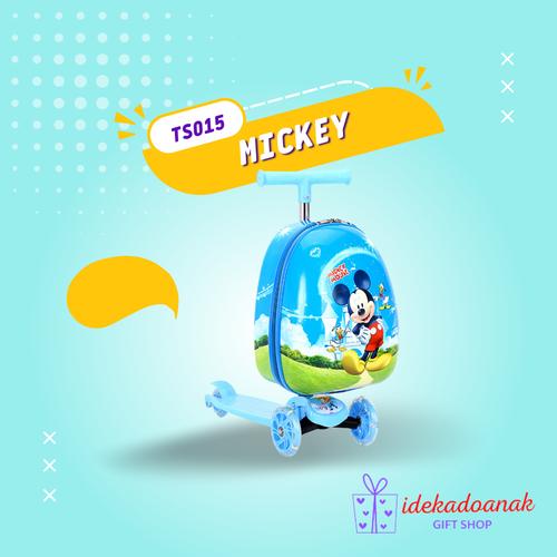 Jual Skuter Koper Troli Anak Import Kids Trolley Scooter Motif MICKEY ...