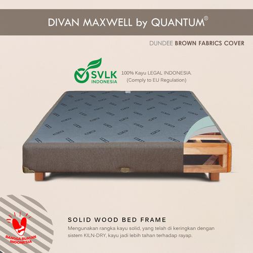 Promo Quantum Divan Maxwell Brown - Dipan Kayu Kasur Springbed Spring ...