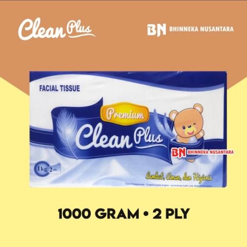 Jual Clean Plus Facial Tissue [1000 Gram/1kg ] 2ply - Kota Tangerang ...