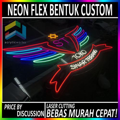 Jual Neon Sign Neon Flex Custom Acrylic LED Bebas Murah Cepat - Jakarta ...