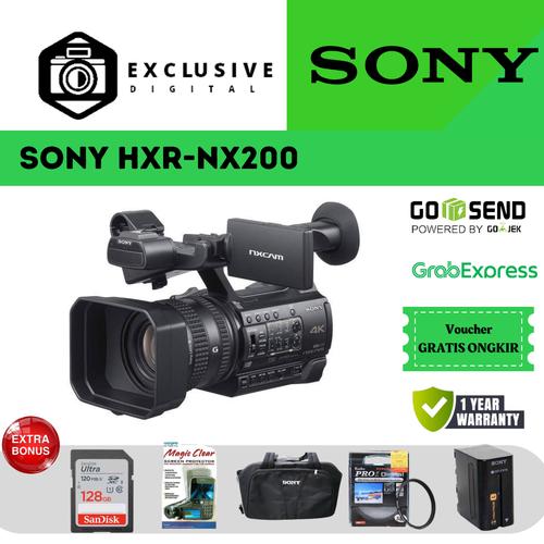 Jual SONY HXR-NX200 NXCAM 4K PROFESSIONAL CAMCORDER / SONY HXR-NX200 ...