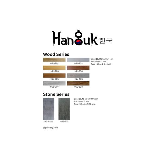 Jual VINYL HANGUK / NEW SERIES Vinyl Lantai HANGUK / KAYU / STONE 2 MM ...