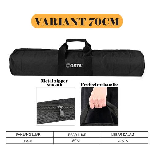 Promo Light Stand Bag / Tas / Pouch Black Nylon Tripod / Monopod ...