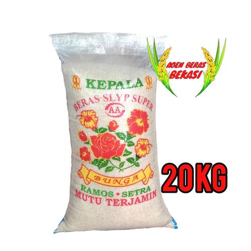 Jual BERAS MEDIUM SETRA RAMOS CAP BUNGA 20KG MURAH - 20 LITER - Kota ...