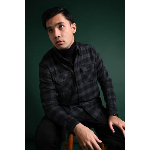Jual KEMEJA PREPP STUDIO ULTIMATE DOUBLE POCKET FLANNEL - BLUE GREEN ...