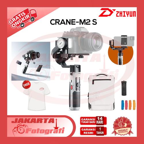 Promo Zhiyun-Tech CRANE-M2 S CRANE M2S 3-Axis Handheld Gimbal Stabilizer - COMBO Cicil 0% 3x ...