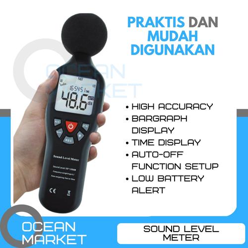 Jual Alat Ukur Kebisingan Sound Level Meter Data Logger Decibel PC DB ...
