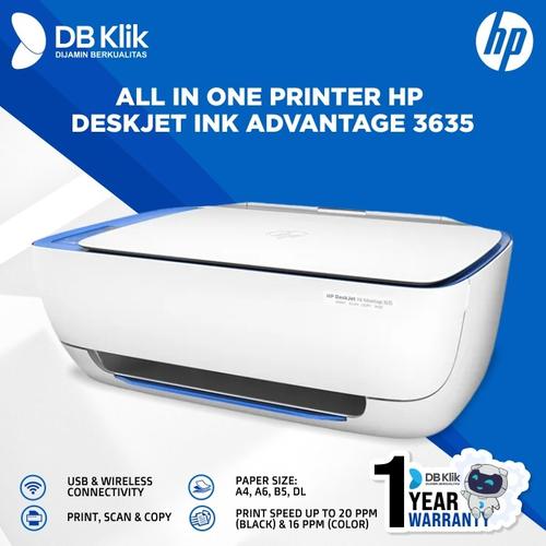 Promo Printer HP 3635 Wireless - HP DeskJet Ink Advantage 3635 All in ...