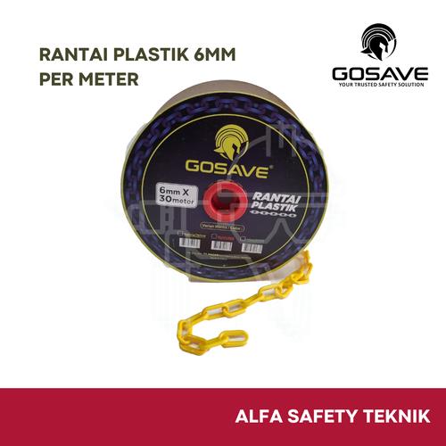 Jual RANTAI PLASTIK SAFETY TRAFFIC CONE GOSAVE 6MM - Kuning - Kota ...