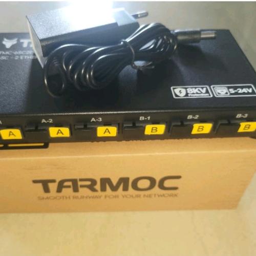Jual Tarmoc Media Converter HTB 6FO 2 LAN AAABBB Seport PoE 100Mbps ...