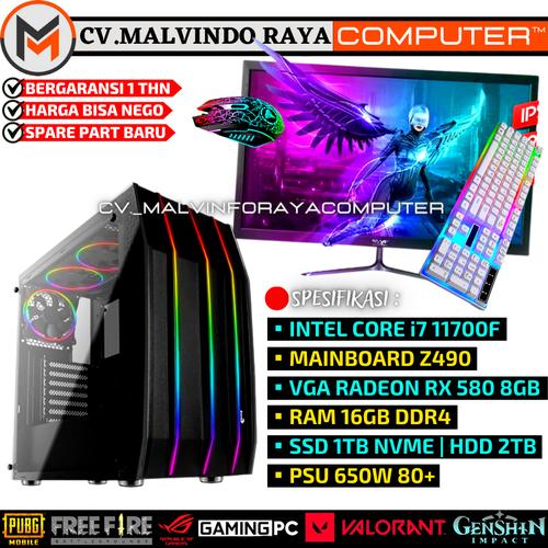Jual PC RAKITAN GAMING CPU FULL SET I7 11700F RAM 16GB VGA 8GB SSD 1TB NVME - Kota Surabaya - CV ...