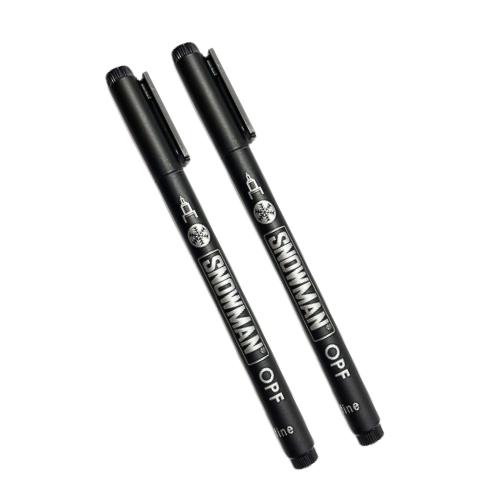 Jual Spidol SNOWMAN OHP Marker OPF Permanent - Hitam - Kab. Badung ...