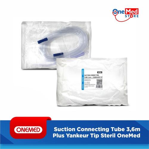 Jual Suction Connecting Tube 3,6m Plus Yankeur Tip Steril OneMed - Kota ...