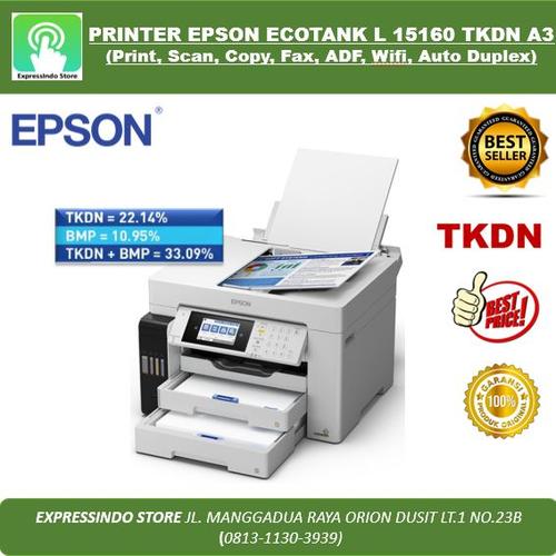 Jual Epson EcoTank L15160 A3 Wi-Fi Duplex All-in-One Ink Tank Printer TKDN - Jakarta Pusat ...