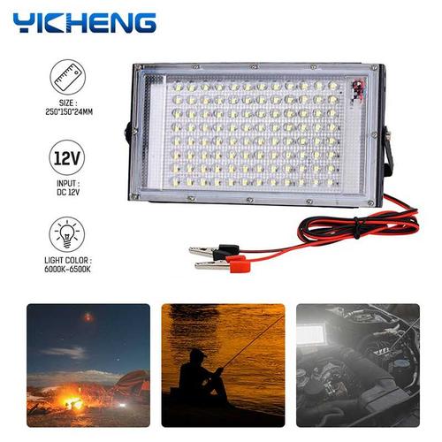 Jual Lampu Sorot LED Outdoor Nelayan Camp Floodlight Cool White 12V ...